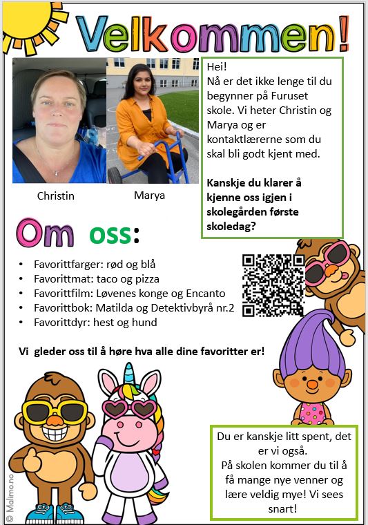 Velkommen til nye førsteklassinger